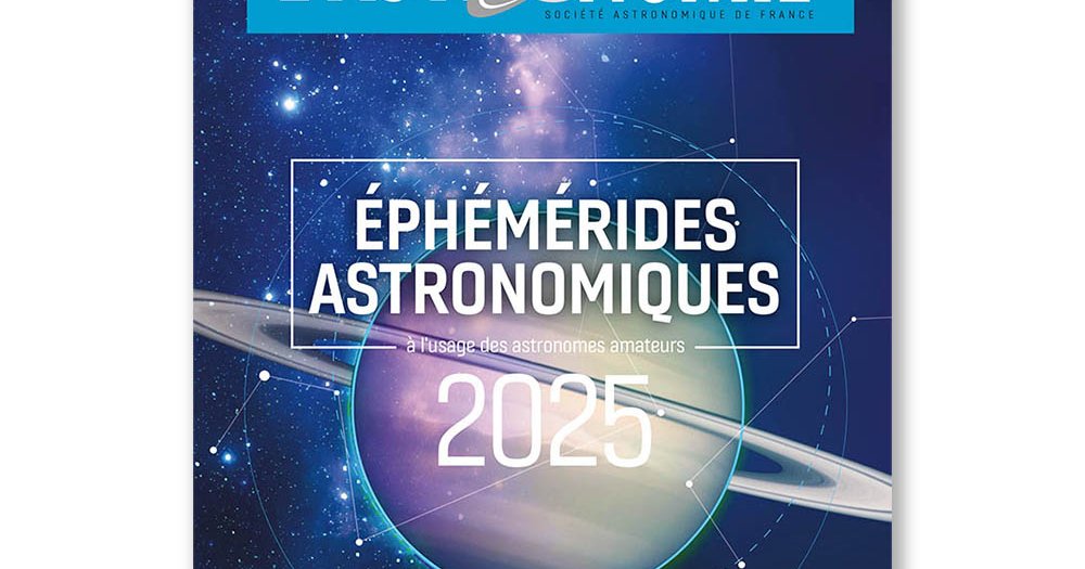 Éphémérides 2025 - Observatoire de Paris - PSL - Centre de recherche en astronomie et astrophysique